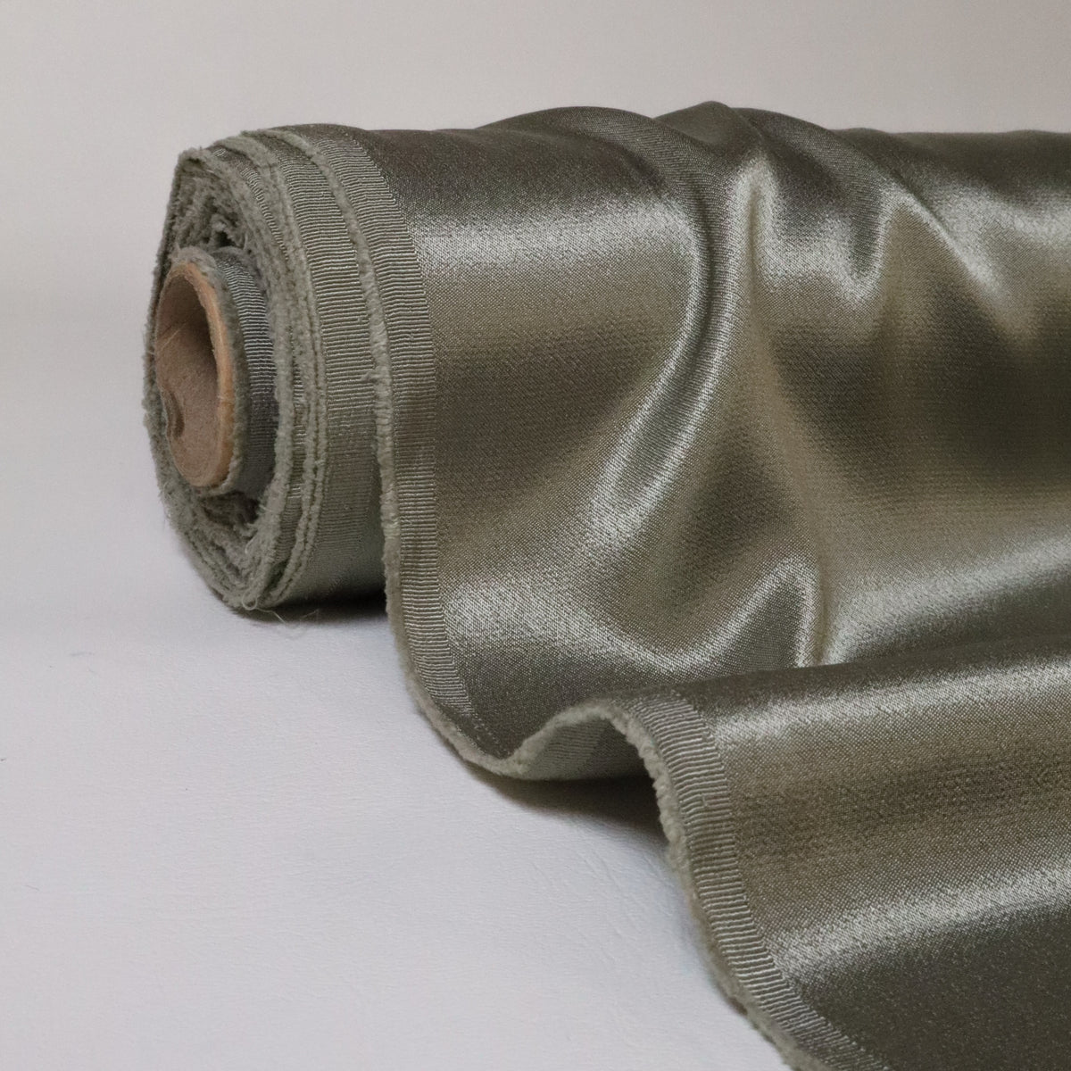 Crepe Back Satin - Lichen – Fabric Box