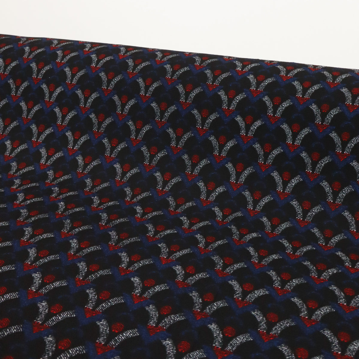 Textured Polyester Crepe Print - Morse Code – Fabric Box
