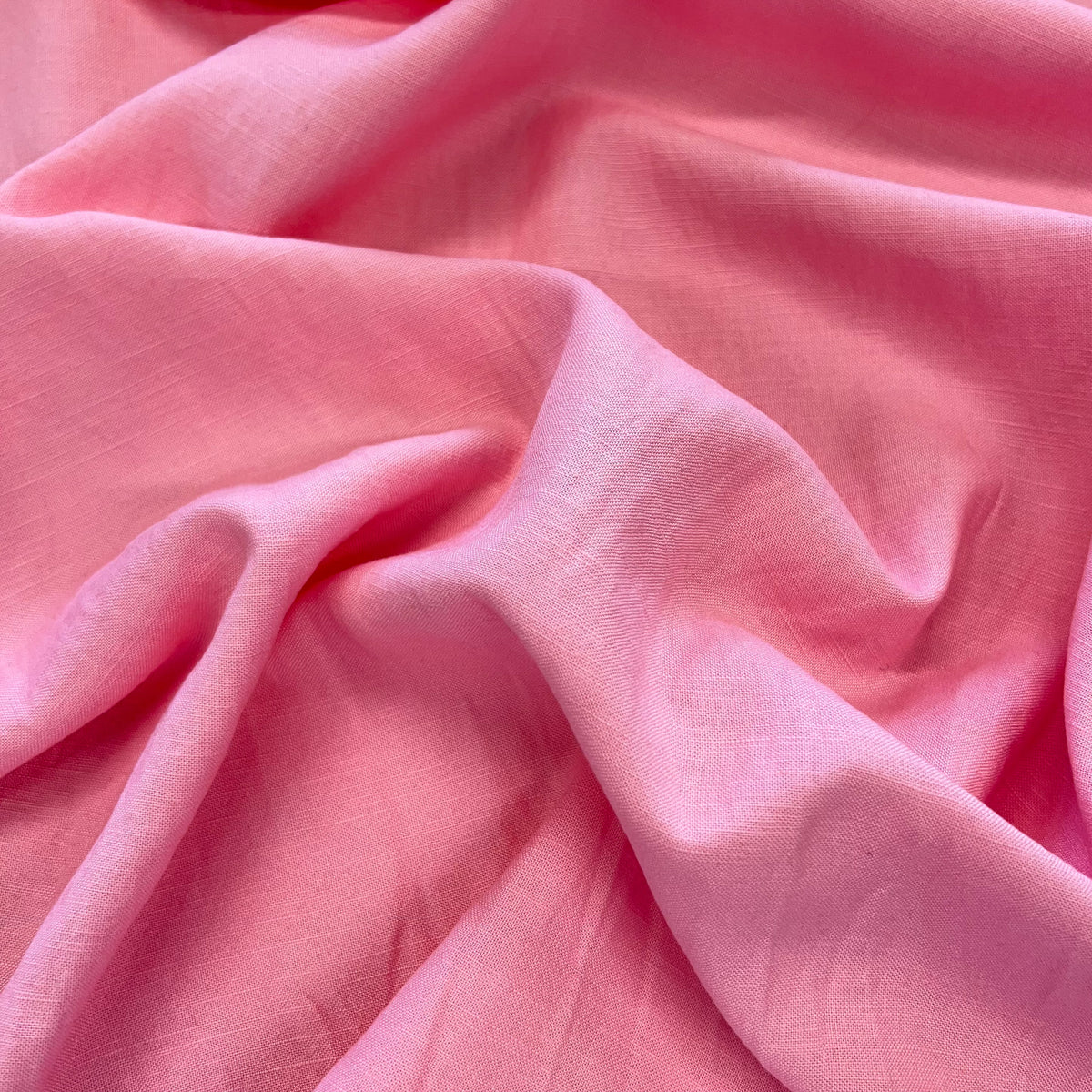 Lightweight Linen Viscose Slub - Carnation – Fabric Box