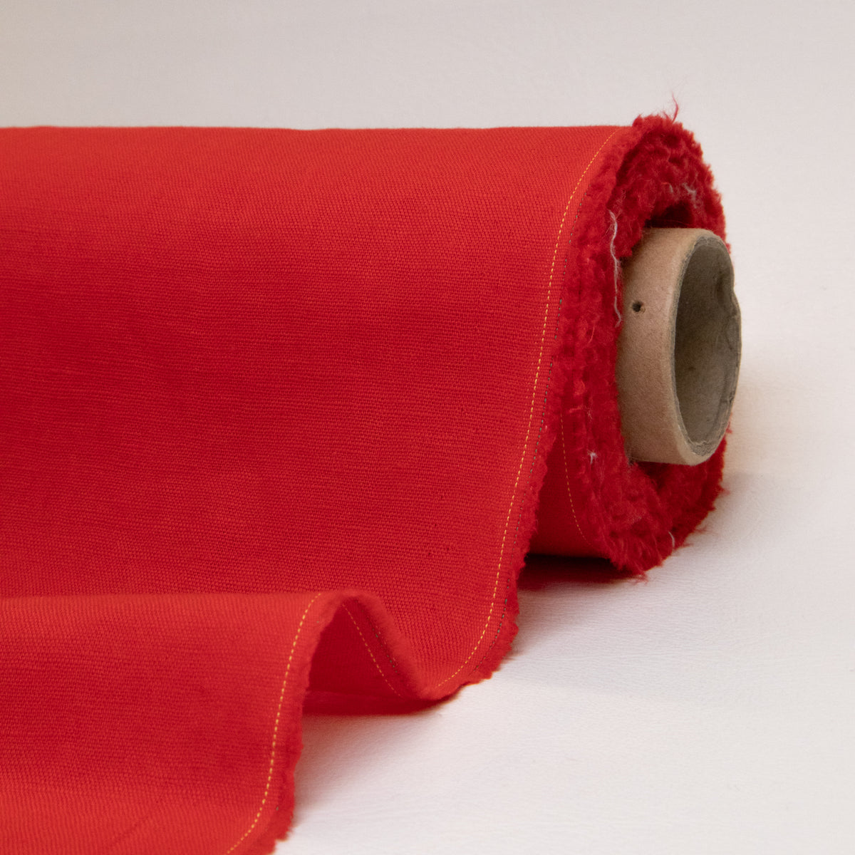 Washed Linen Cotton - Scarlet – Fabric Box