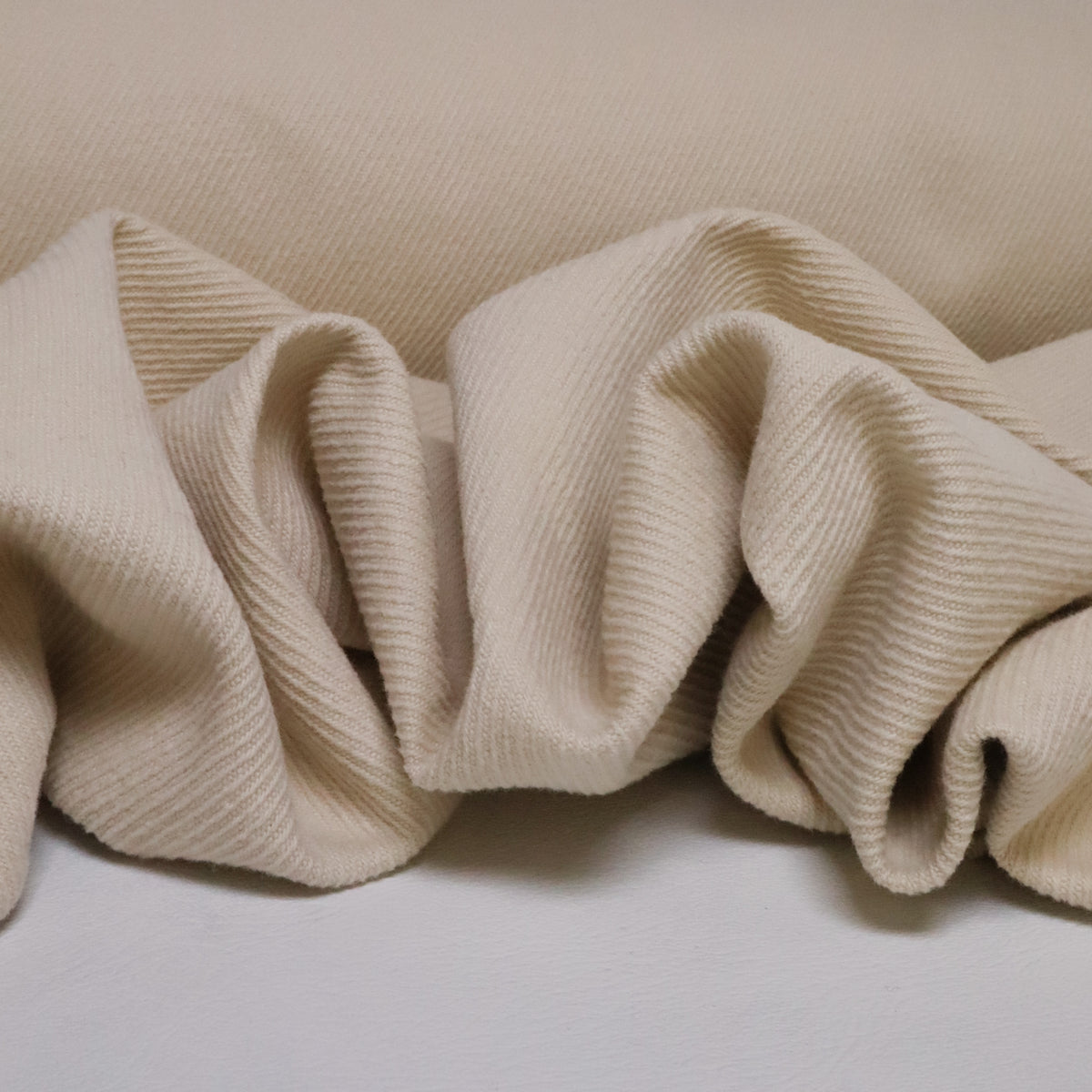 Heavy Washed Finish Cotton Twill - Bone – Fabric Box