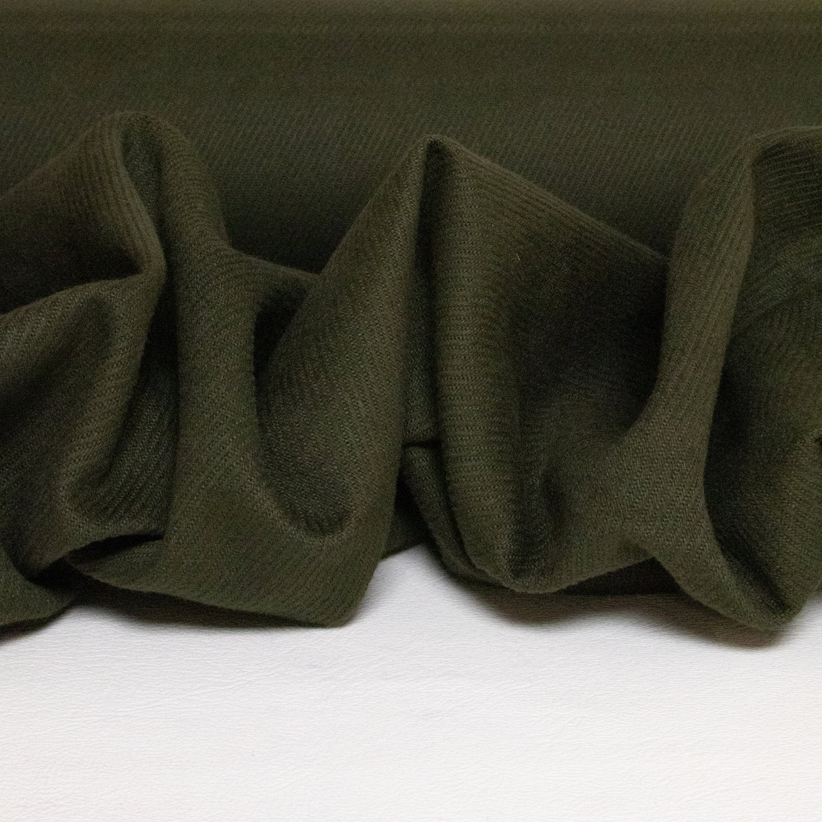 Heavy Washed Finish Cotton Twill - Khaki – Fabric Box