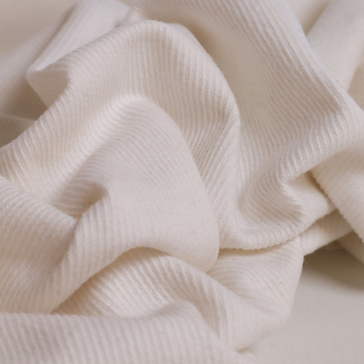 Heavy Washed Finish Cotton Twill - White – Fabric Box