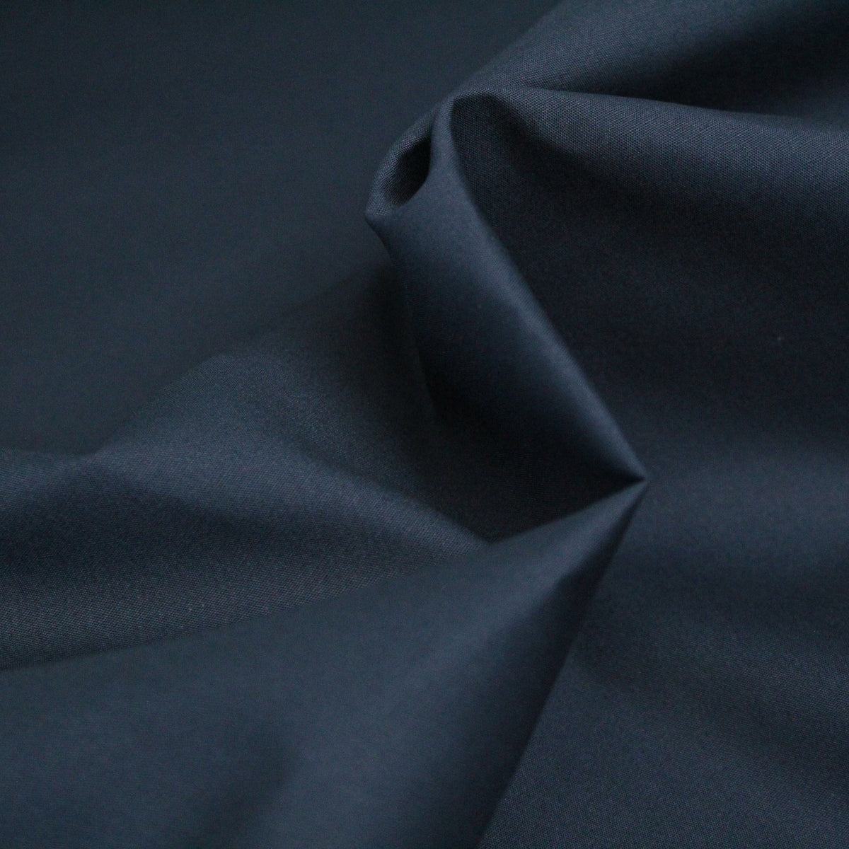 Cotton Poplin - Navy – Fabric Box