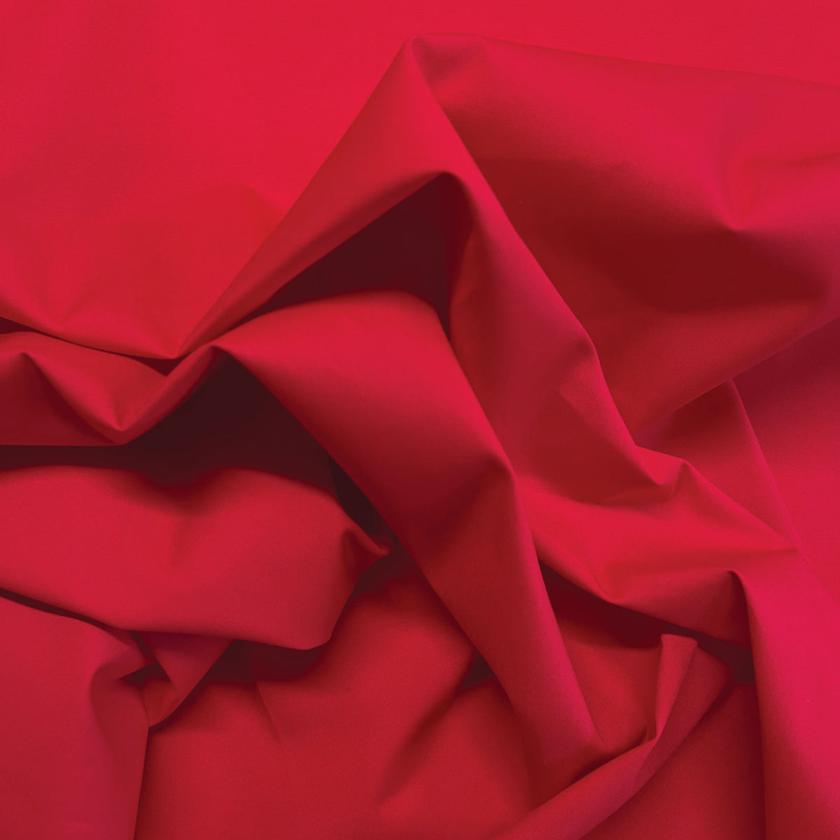 Classic Cotton Poplin- Red – Fabric Box